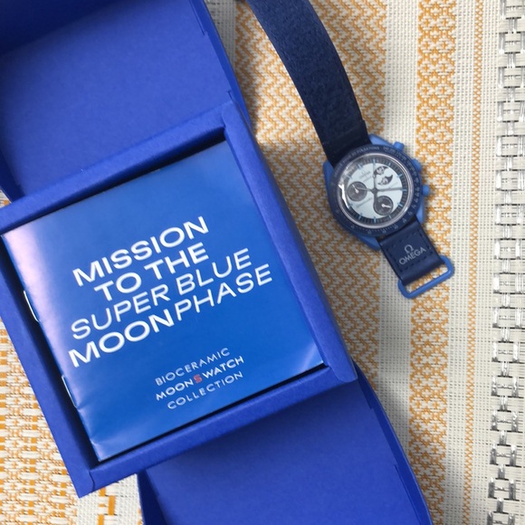 Swatch | Accessories | Swatch X Omega Mission To The Super Blue ...